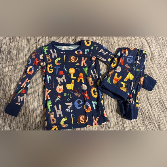 Little Sleepies | Pajamas | Alphabet Print Kids Pajama Set | Poshmark